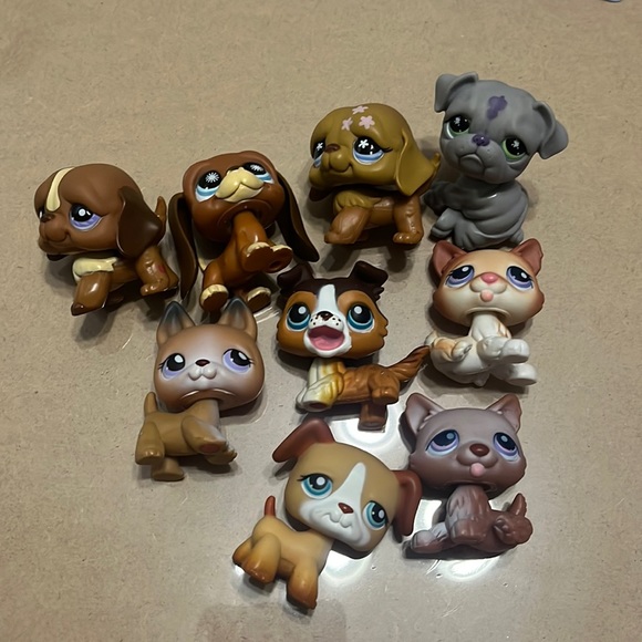 Toys | Lps Littlest Pet Shop Set Of 9 Dogs | Poshmark